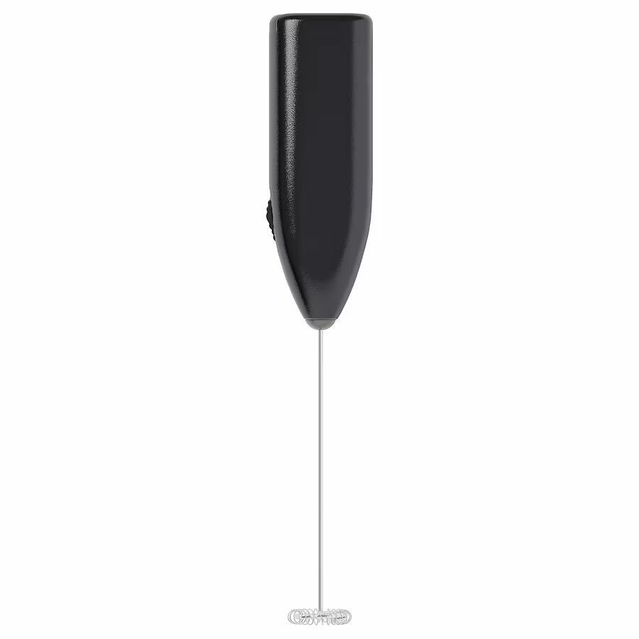 PRODUKT IKEA, Вспениватель молока для капучино, черный, на батарейках, продукт икеа