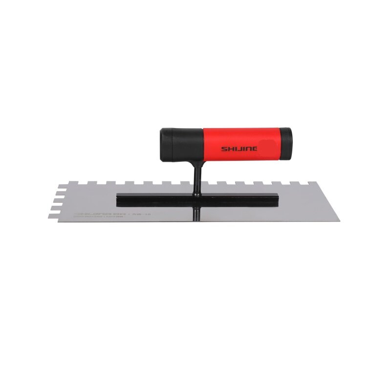 Shijing 5100-12 Гребенка для плитки, зуб 12х12мм 110X280мм. Шпатель зубчатый