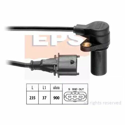 Датчик положения коленвала Honda Civic, Opel Astra 1.7CDTi 02> Eps 1953326 для Honda Civic VII; Opel Astra