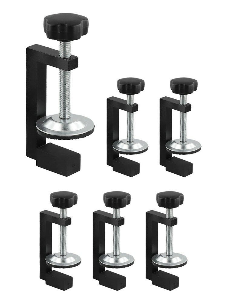 OZ-OCAR 6 шт 10-57 мм деревообрабатывающий зажим C-образный зажим G-образный зажим для крепления сверления дерева и пластика