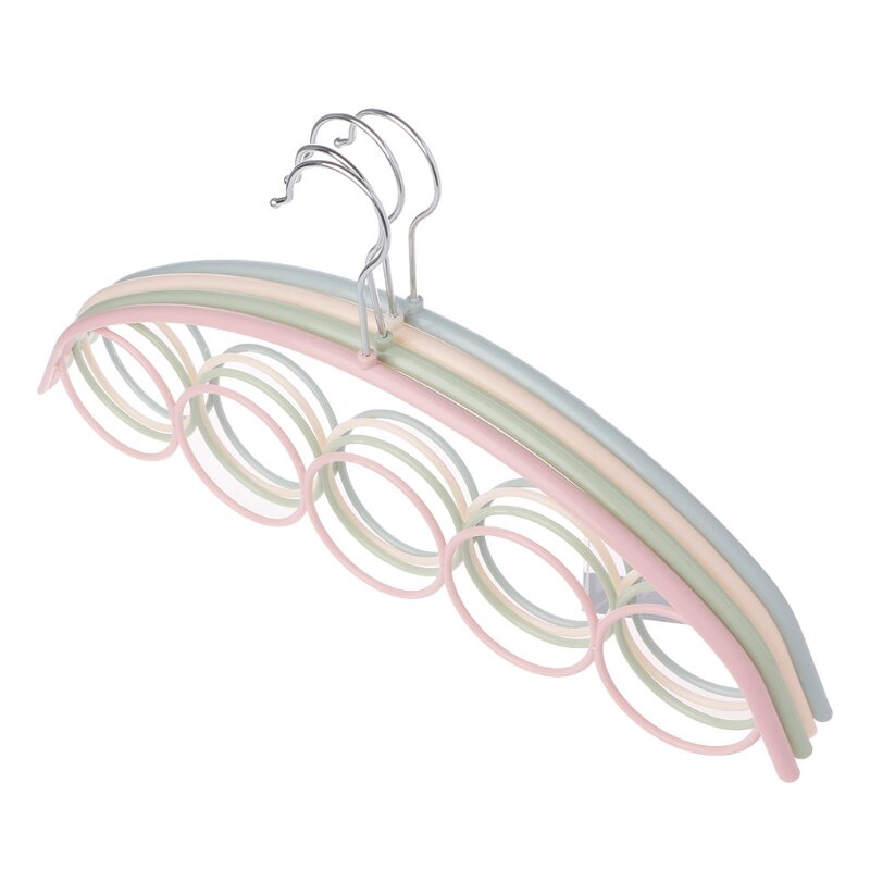 1Шт 5 Слотов Кольцо Веревочный Держатель Галстуки Вешалка Для Ремней Вешалка Для Шарфов Организатор Вешалки