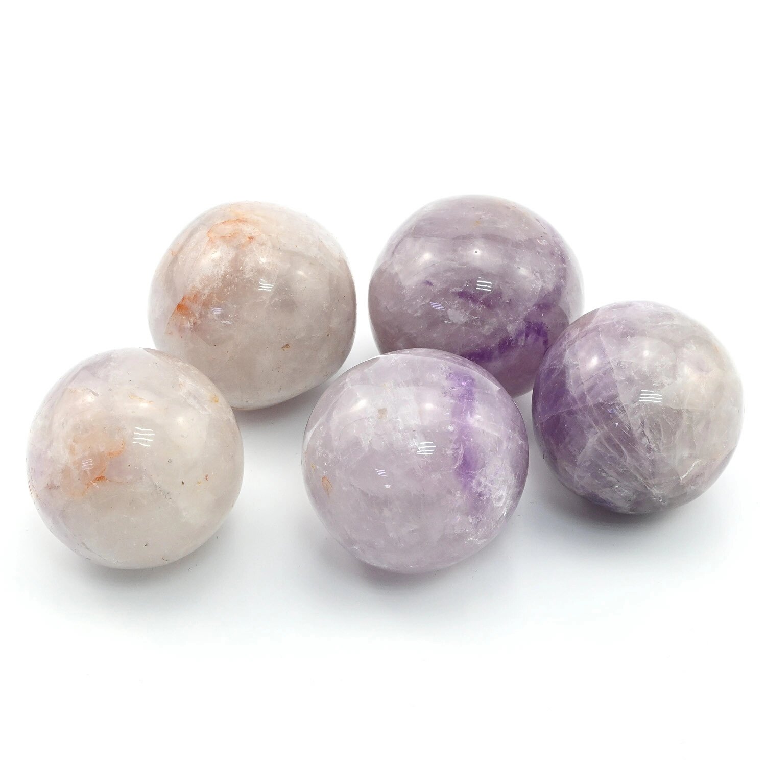 Шар из аметиста, диаметр 46-48мм, 140гр, сорт 2. .