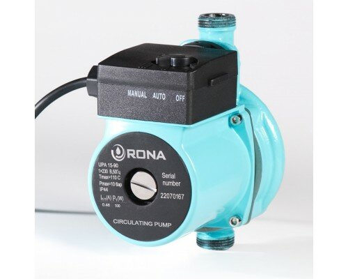 Насос повышения давления ТМ Rona UPS 25/6-180 +гайки, кабель с вилкой