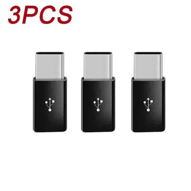 Разъем адаптера USB типа C к Micro USB Android для телефона, планшета, 3Pcs Micro to TypeC1