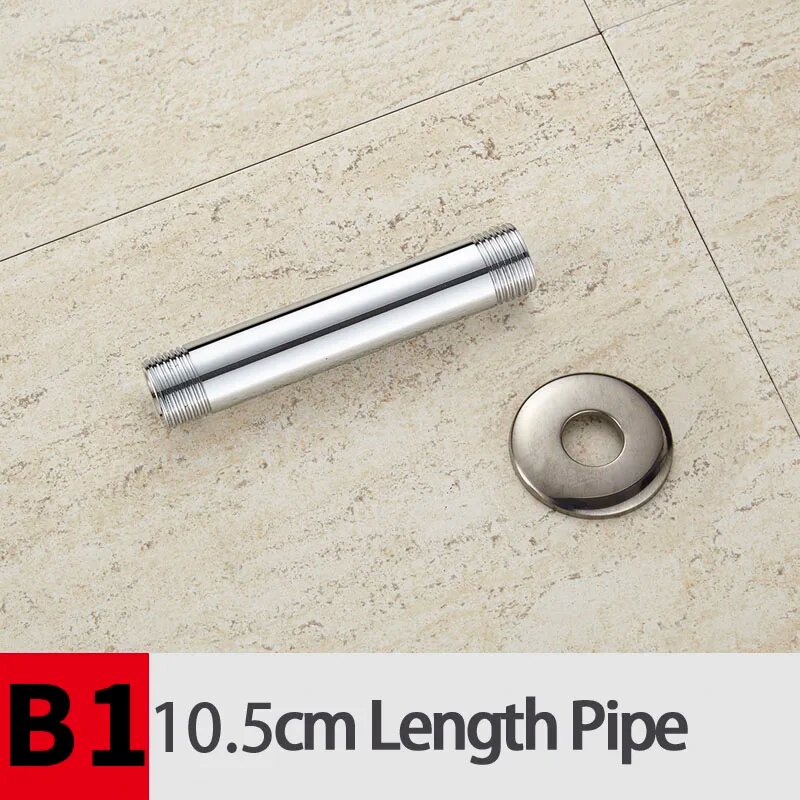 Кронштейн для душа Gnimauhz QT161 латунный хромированный 10/20/25/30 см 10cm Pipe