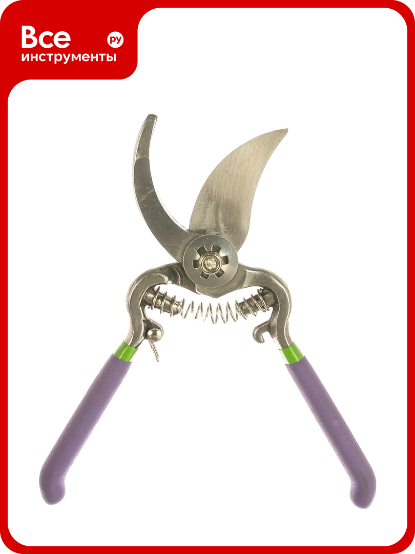 Кованый секатор Центроинструмент изогнутые ручки 1246