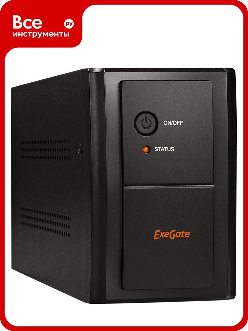 Источник бесперебойного питания ExeGate SpecialPro. UNB-2200. LED. AVR. EURO. RJ. USB.2200VA/1300WLED. AVR4. евроRJ45/11USB 285527