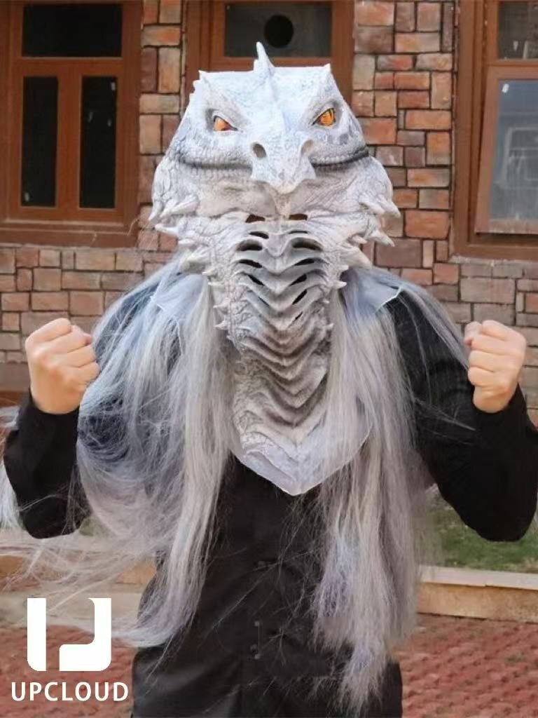 Маска раптора/Мир юрского периода 3 Маска динозавра/UPCLOUD Косплей на выпускной