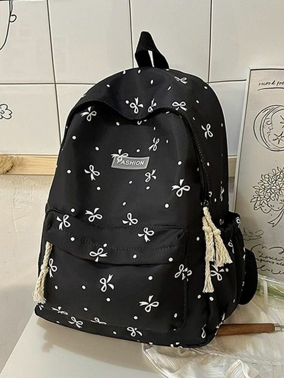 Новый школьный рюкзак для девочек в японском стиле с бантом для девочек в колледже