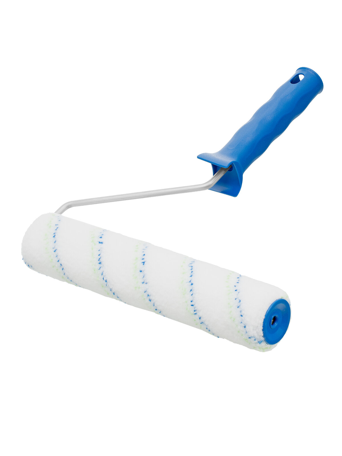 Валик малярный с ручкой Сибртех Водные краски, 250 х 36 х 6 мм, полиэстер, ворс 12 мм, 80193