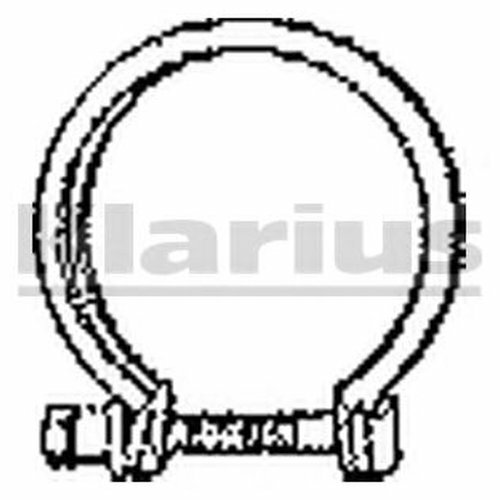 Хомут глушителя Klarius 430002