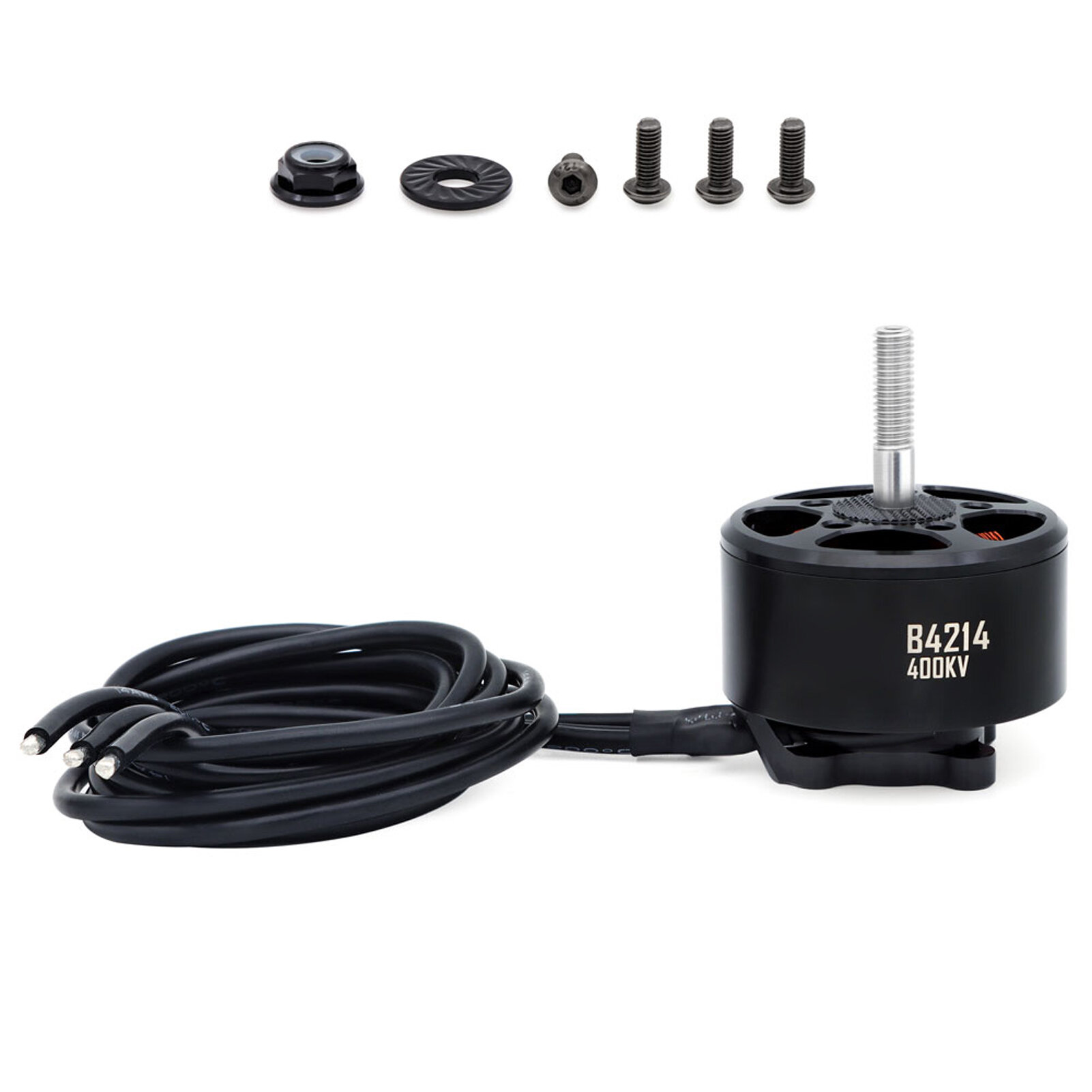 Бесколлекторный двигатель Outrunner 14 полюсов с валом M6 6,0 мм, силиконовым проводом 14AWG 670 мм для квадрокоптера с дистанционным управлением 400KV
