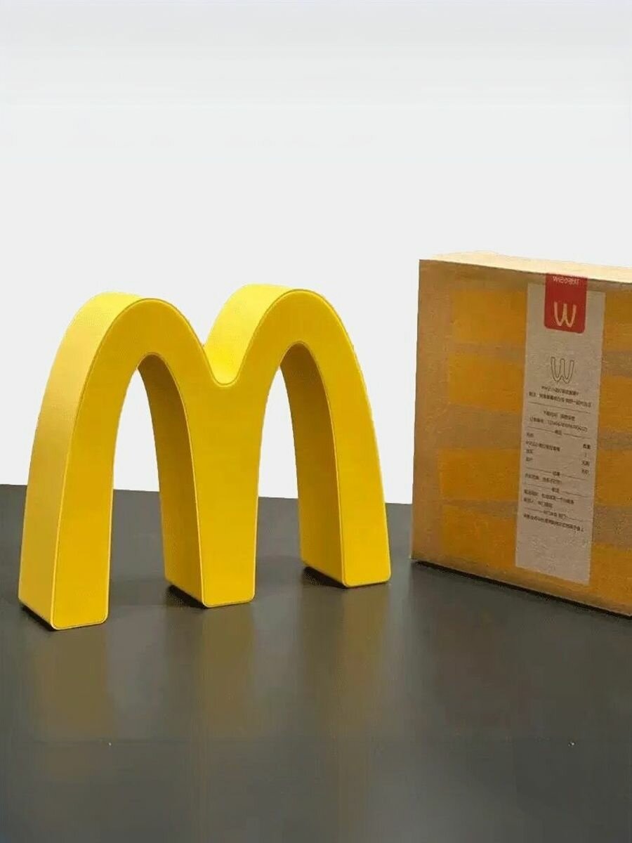 Ночник MODMAC "Макдоналдс", светодиодный, желтый, встроенный аккумулятор