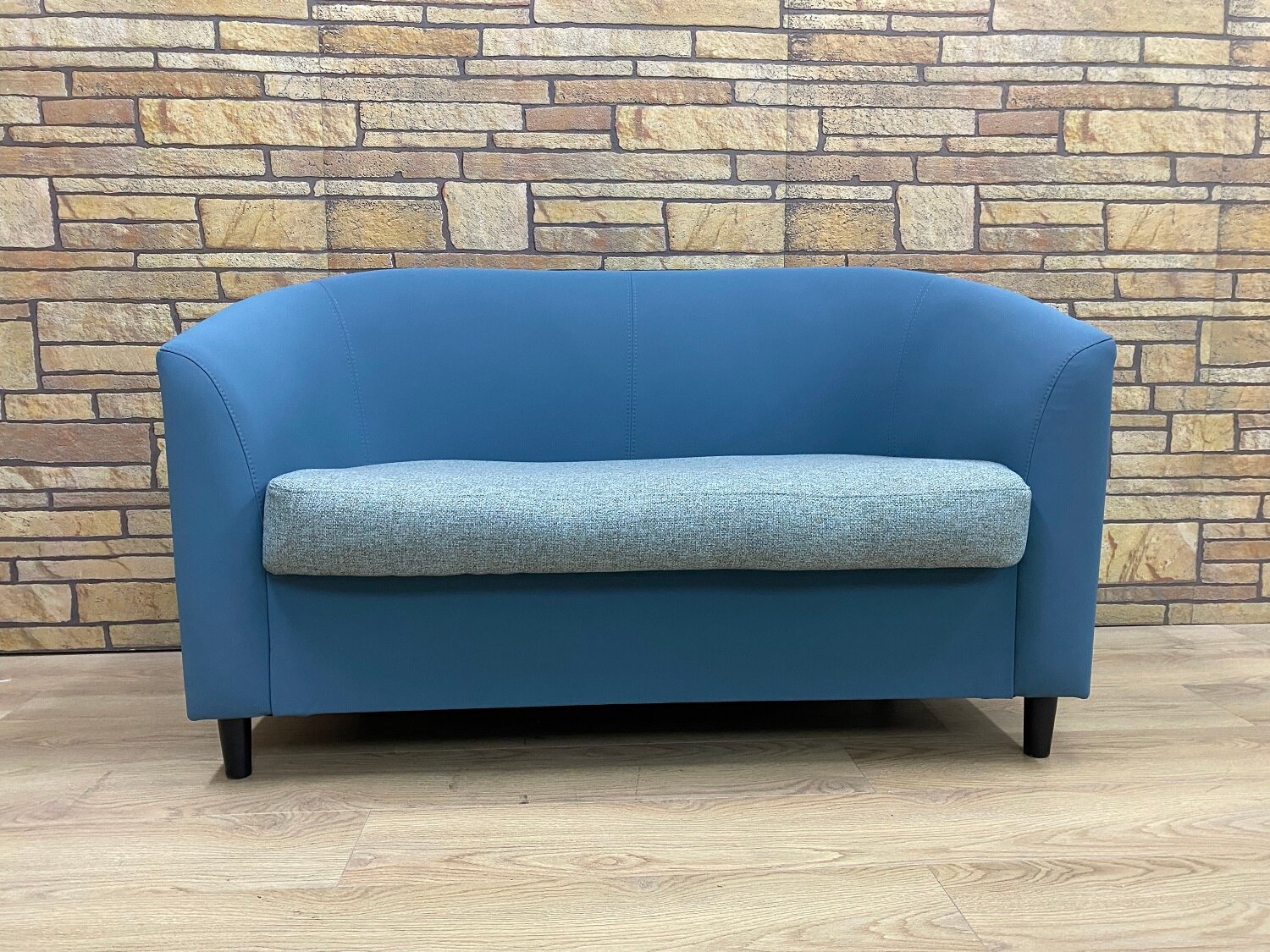 Диван GRUPPO 396 монти размер: 130 х 68 см, комбинированный цвет серо-голубой №А-18