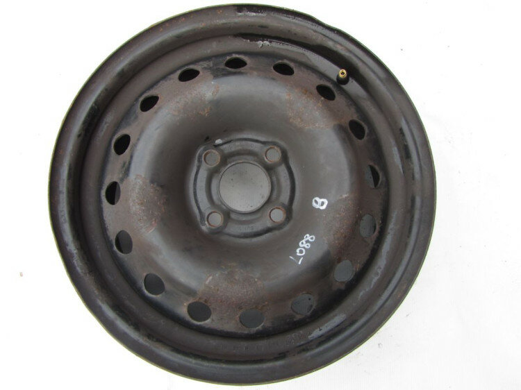 Диск стальной R15 6Jx15 ET45 DIA56,6 PCD4x100 96653134 Шевроле Авео Т200-250-255 - L088 - N-8 -БУ