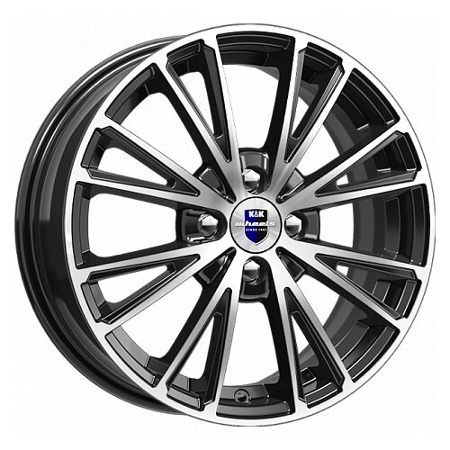 Колесный диск K&K Меандр 6x16 4*114.3 ET40 DIA67.1 Алмаз черный