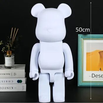 Игрушка Bearbrick Белая 50см DIY Краска