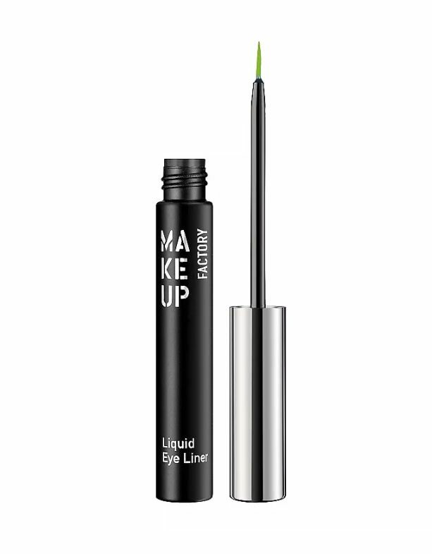 MAKE UP FACTORY Подводка для глаз Liquid Eye Liner, № 11 Lime Time, 4 мл