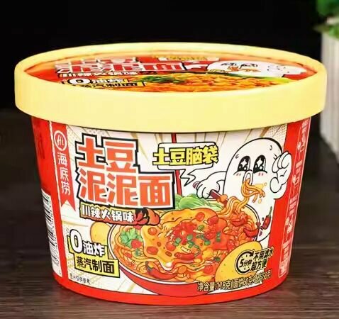 Лапша-пюре со вкусом сычуанского перца, лапша быстрого приготовления