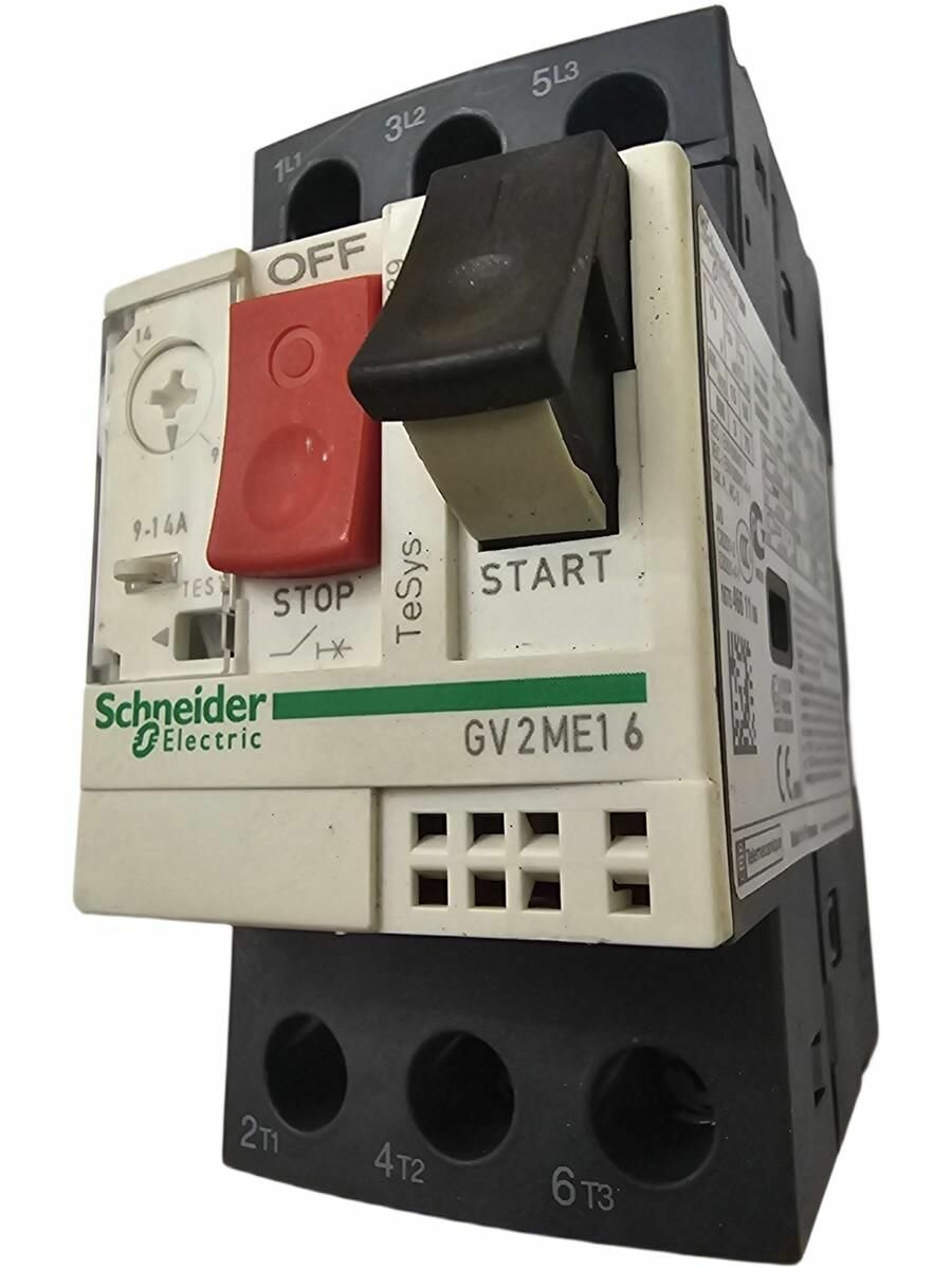 SE GV2 Автоматический выключатель с комбинированным расцепителем (9-14А), Schneider Electric, GV2ME16