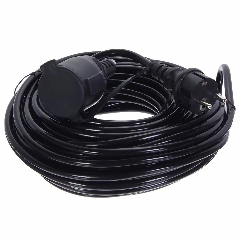 Удлинитель-шнур Skybeam 1 розетка с заземлением 3x1.5 мм 20 м цвет черный