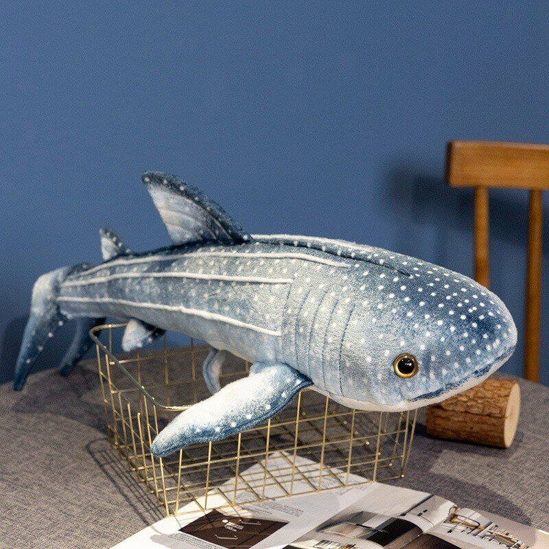 Плюшевая игрушка китовая акула премиум-класса для детей, реалистичная морская живность, коллекционный подарок