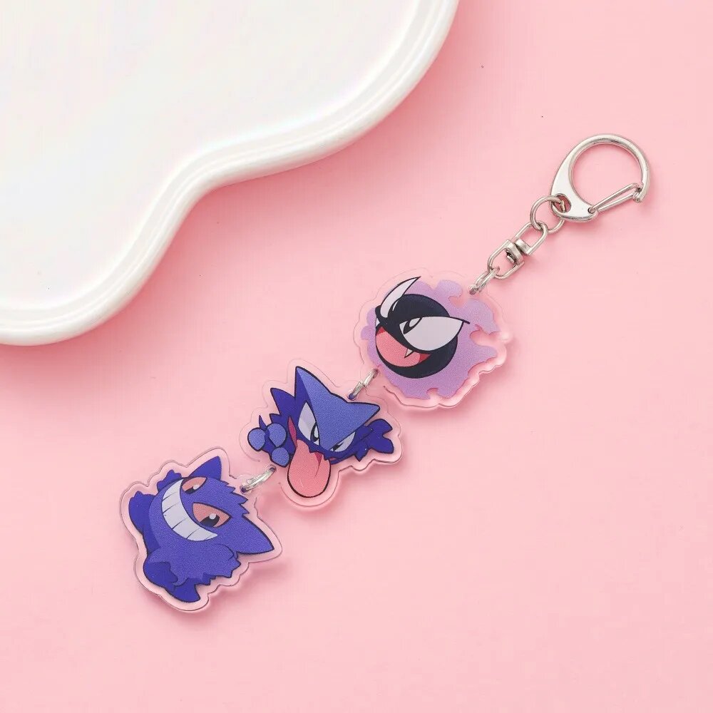 Акриловые брелоки Pokemon Гастли, цвет 19