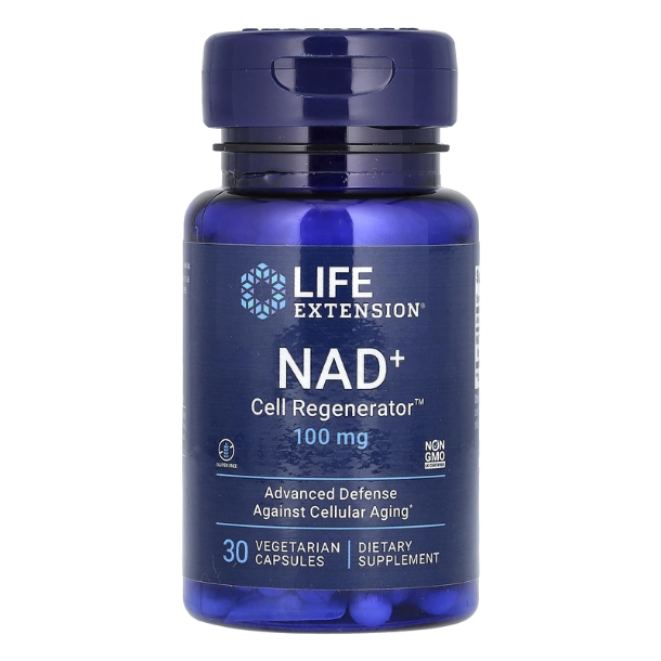 Life Extension, регенератор НАД и клеток, 100 мг, 30 вегетарианских капсул