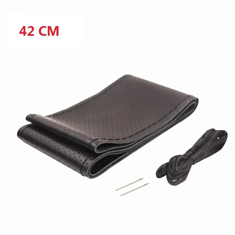 Натуральная кожа 42/45/47/50 см чехол на руль автомобиля для автобуса и грузовика для VOLVO FH FM BENZ IVECO FIAT SCANIA DAF MAN DEUTZ RENAULT