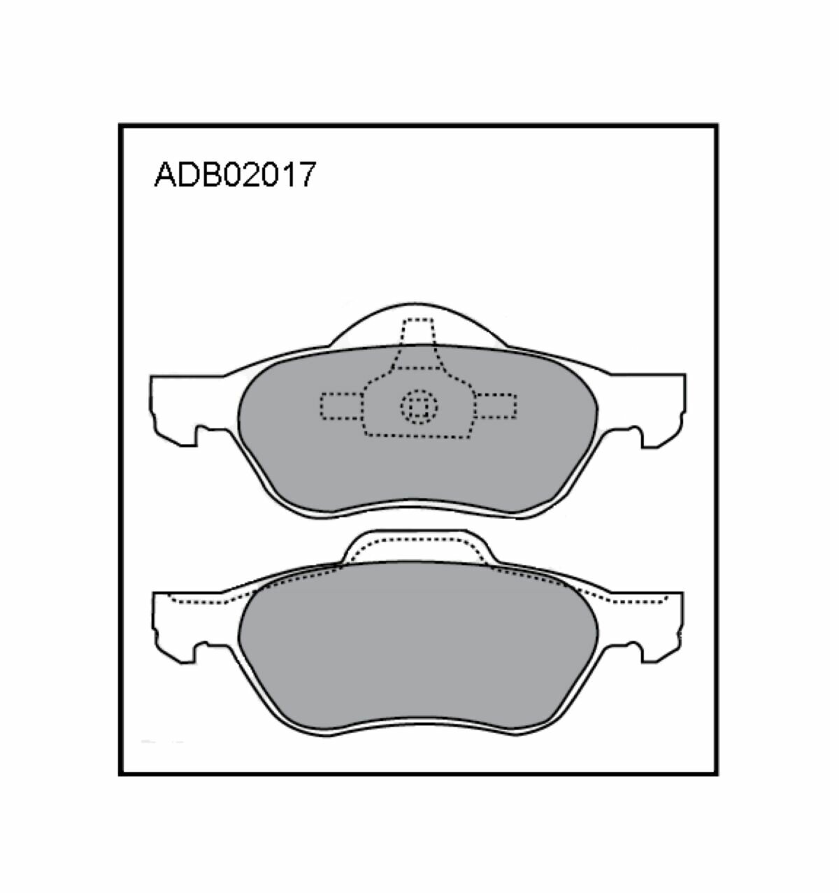 Колодки Торм. Renault Grand Scenic Ii Megane Ii Scenic Ii 09/09->(Allied Nippon Adb02017)