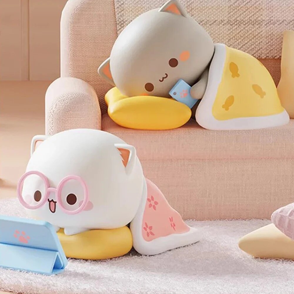 MiTaoCat Four Seasons Lucky Cat, дешевая милая кошка, игрушки, слепая коробка, слепой мешок, мультяшные куклы, домашний декор, подарки для мальчиков и девочек, игрушки