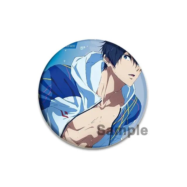 Аниме Бесплатно! Персонаж Рин Мацуока/Makoto Tachibana/Haruka Nanase/Nagisa Hazuki, булавки с мультяшным значком, брошь для украшения одежды