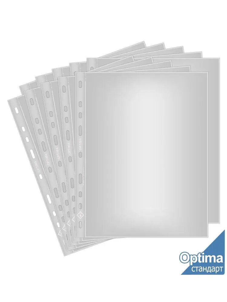 Листы OPTIMA 1C на 1 банкноту в альбом OPTIMA. Упаковка (10 шт.). Leuchtturm, #319037