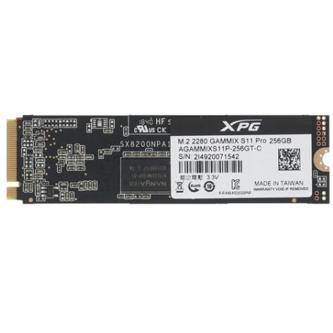 256 ГБ SSD M.2 накопитель A-DATA XPG GAMMIX S11 Pro (AGAMMIXS11P-256GT-C)