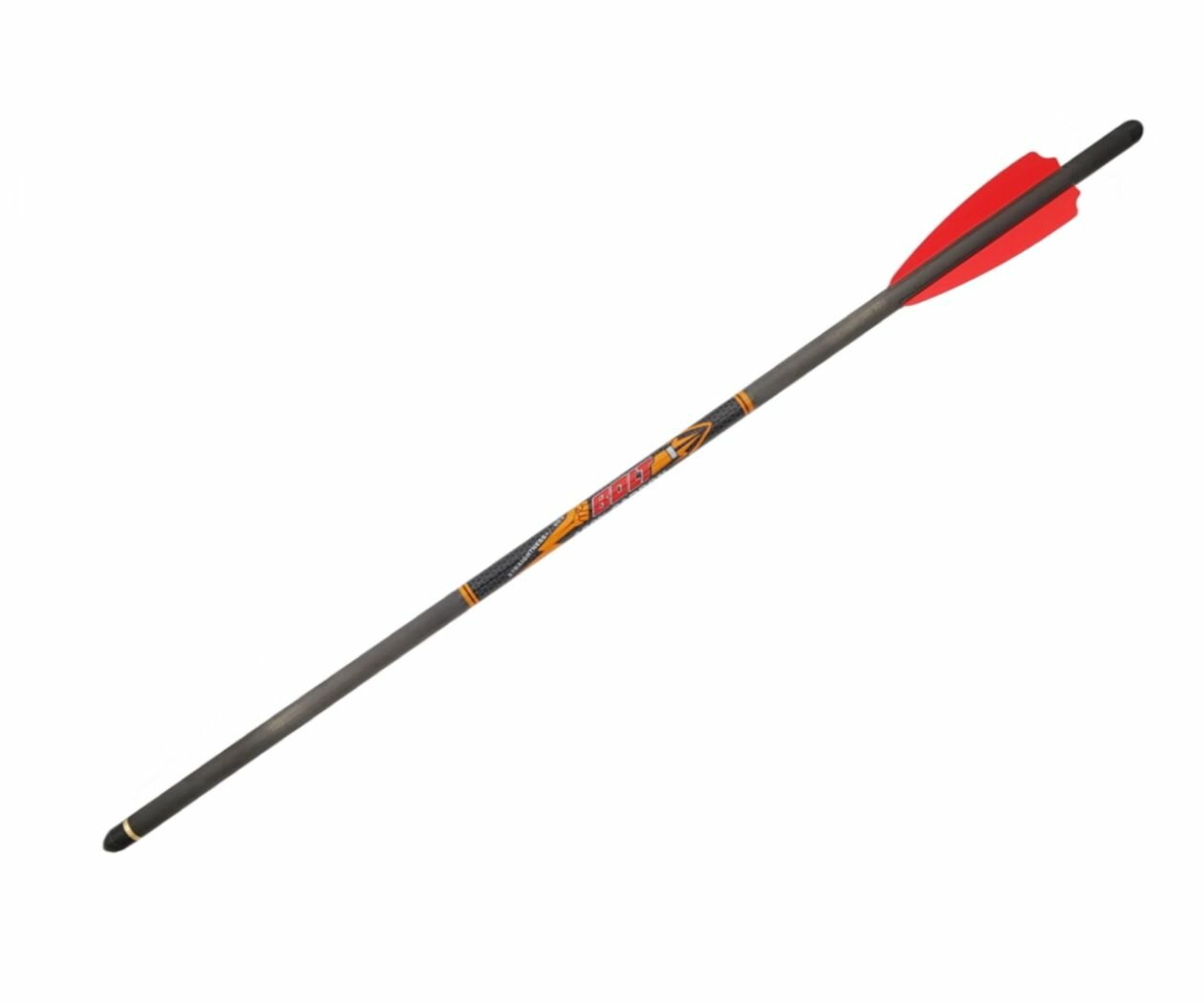 Стрела арбалетная карбоновая Centershot Bolt 22", оперение Q2i Fusion X-2 3", латунный инсерт