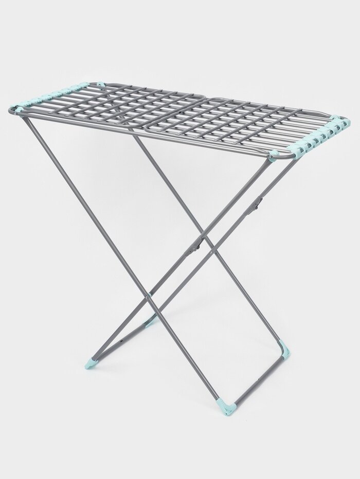 Сушилка для белья напольная СБТ 18 С, рабочая длина 18 м, цвет серый