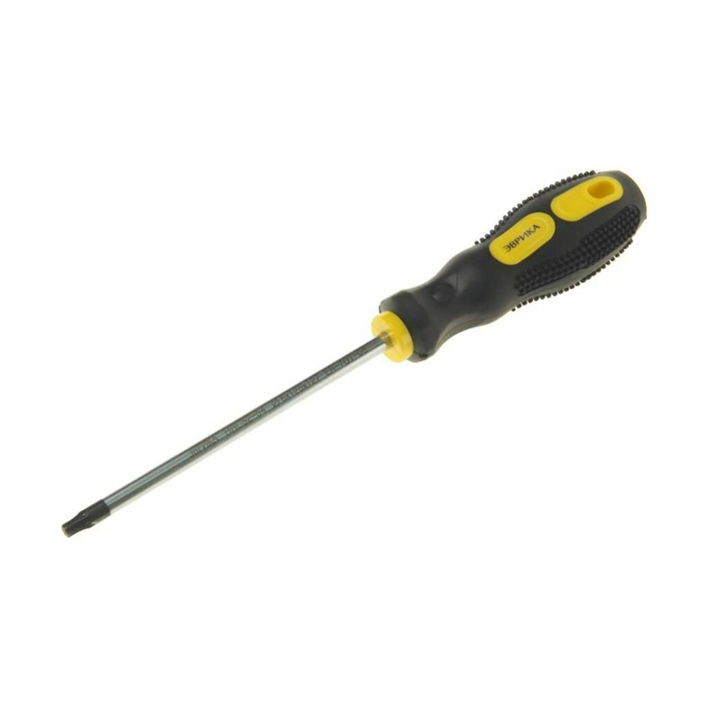 Отвертка TORX T27х125мм магнитная с противоскользящей ручкой, арт ER7DT05 эврика