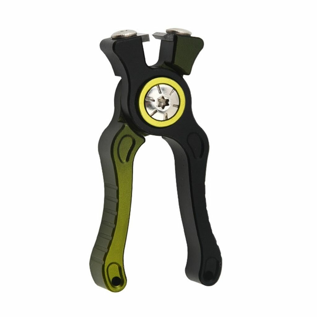 Инструменты для рыбалки, Мини-ножницы для обрезки лески из алюминиевого сплава и переносные клещи для рыбалки - темно-зелено-чёрные, 1 шт.