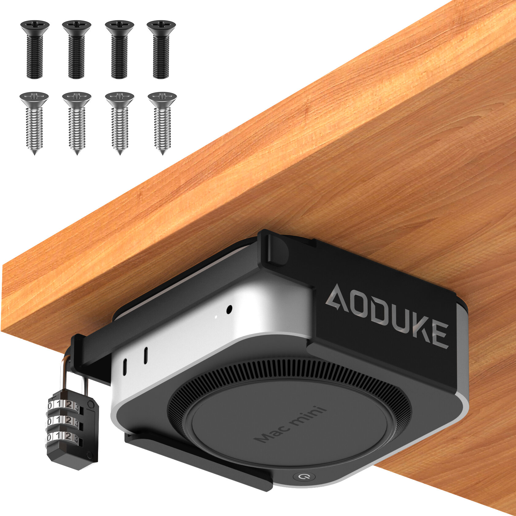 Кронштейн для отвода тепла 75*75/50*100 для Mac Mini M4, металлическая подставка для монитора из алюминиевого сплава, настенное крепление под столом