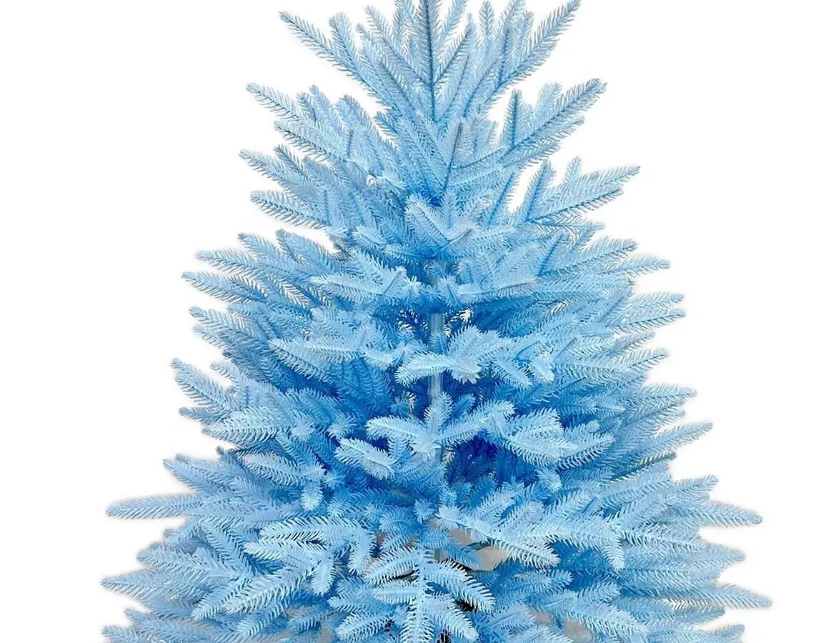Настольная елка в мешочке Голубая 90 см, литая 100%, Max CHRISTMAS
