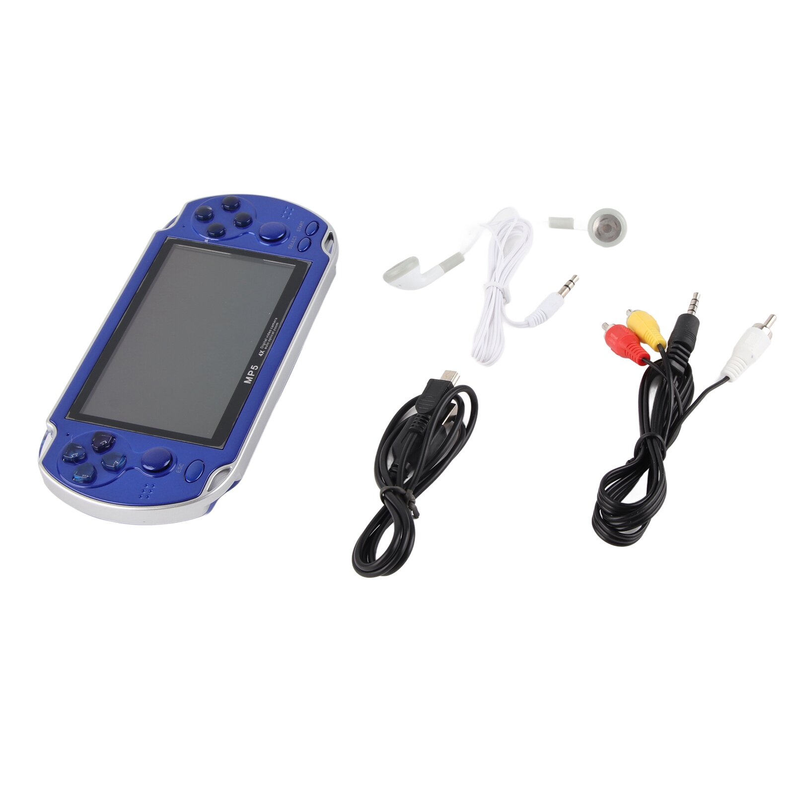 Classic Game Console 4.3 -дюймовая HD -экрана ручной ретро -консоль встроена в 3000 игр с двойными кнопками джойстика