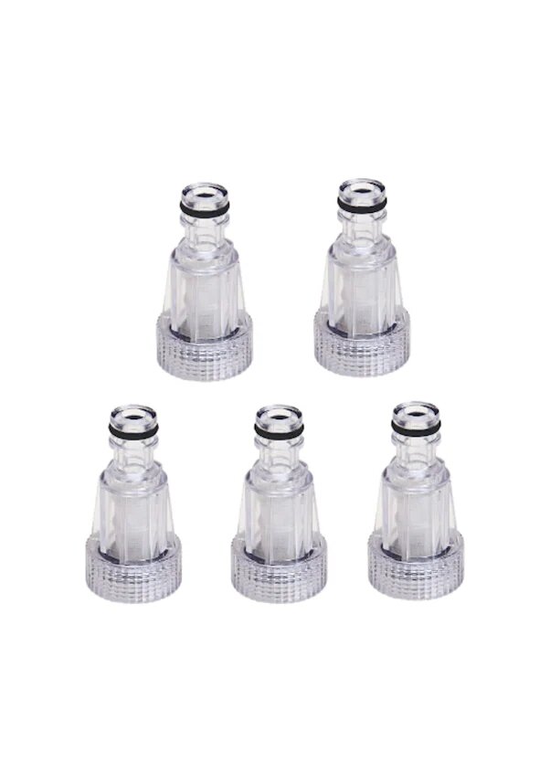 Фильтр для воды на входе аппарата для мойки высокого давления из 5 частей - прозрачный фильтр с внутренней резьбой из 6 частей