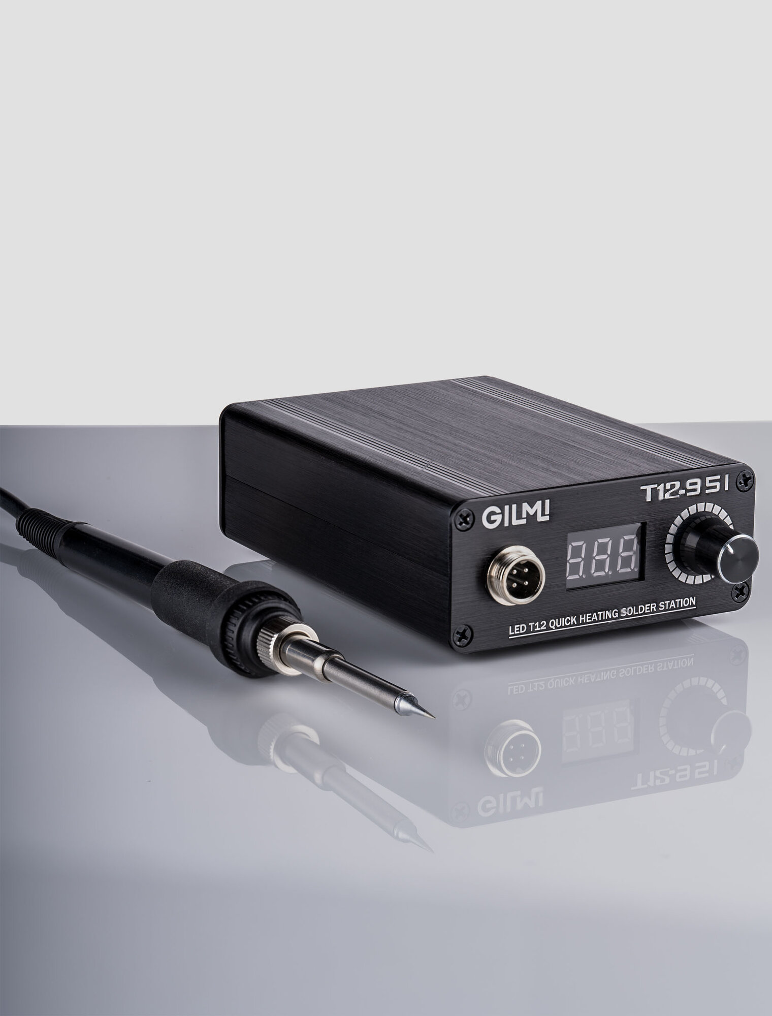 Паяльная станция GILMI T12-951, керамический нагреватель, плавная регулировка мощности