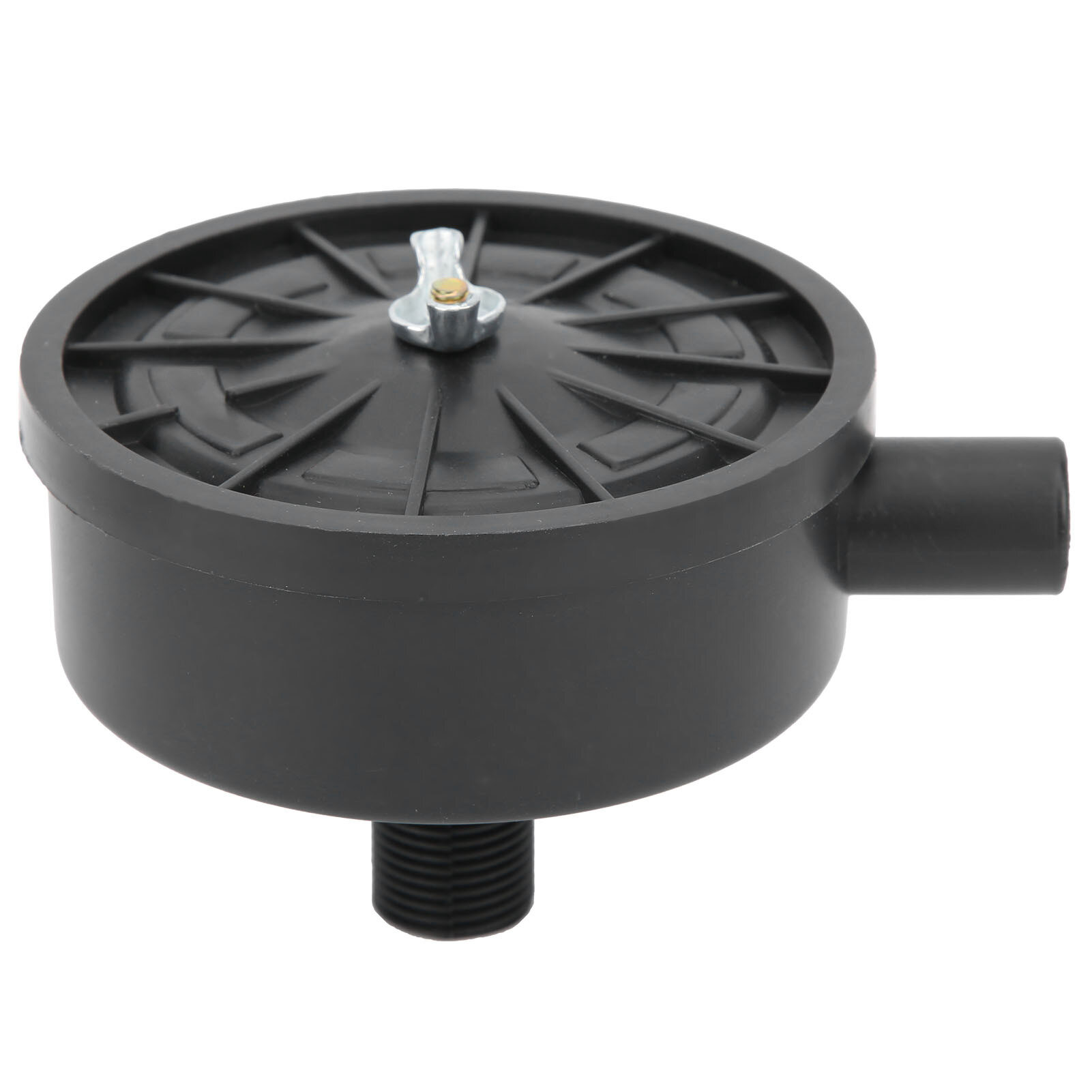 Air Compressor Silencer Metal Pump Intake Filter Sound Muffler 65 Plastic Casing G1/2in