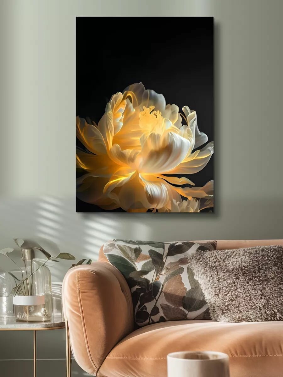 Картина на стену Загадочный цветок 30х40см 1шт.