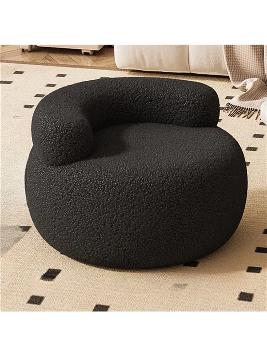 Круглый стул с откидной спинкой