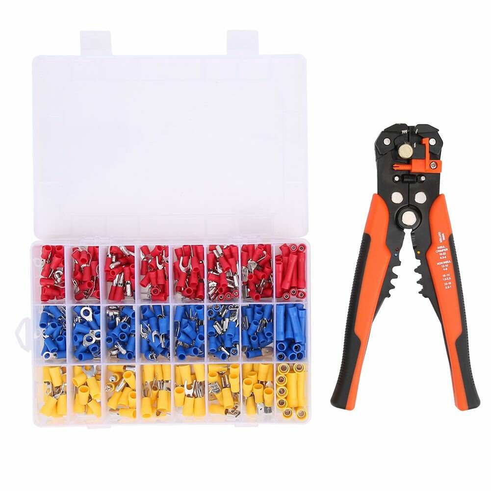 M3400pcs Холодный пресс-терминал Разъем для проводов Многофункциональный инструмент для зачистки проводов для морского автомобильного применения