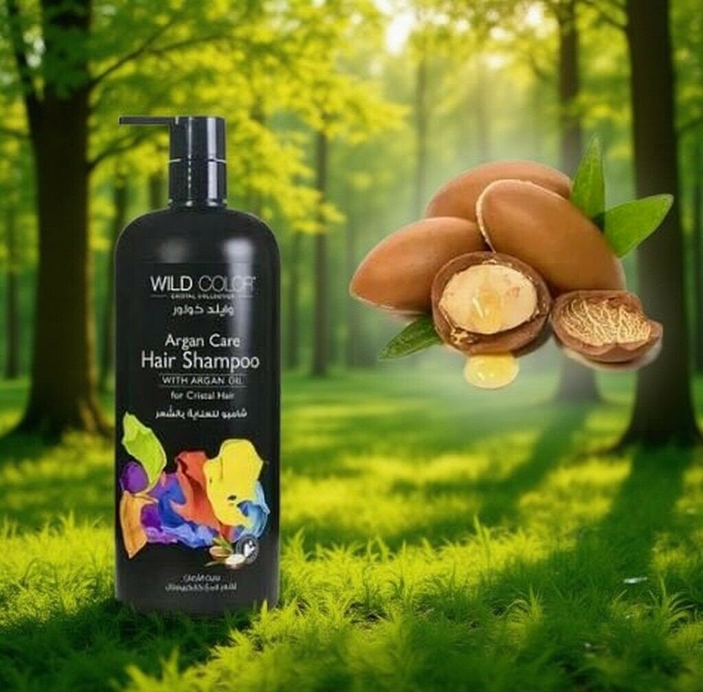 Wild Color Argan Care Шампунь для волос с аргановым маслом 1000 мл -