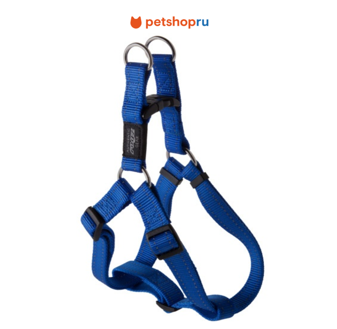 Rogz шлейка разъемная "Utility", р-р XL (67-103см), ш: 2,5 см, синий