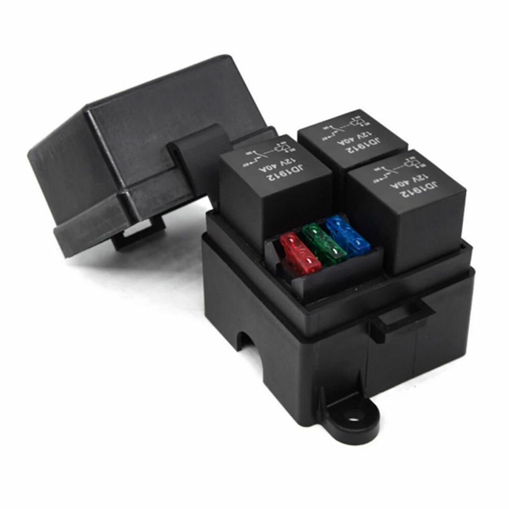 3-контактный 4-контактный держатель предохранителя реле цепи стандартный ATO Blade 12 В 40 А